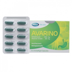 Thuốc Avarino, Hộp 50 viên